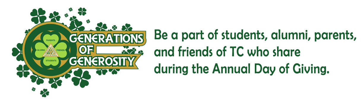 Generations of Generosity Logo Clear Back - Trinity Catholic High ...